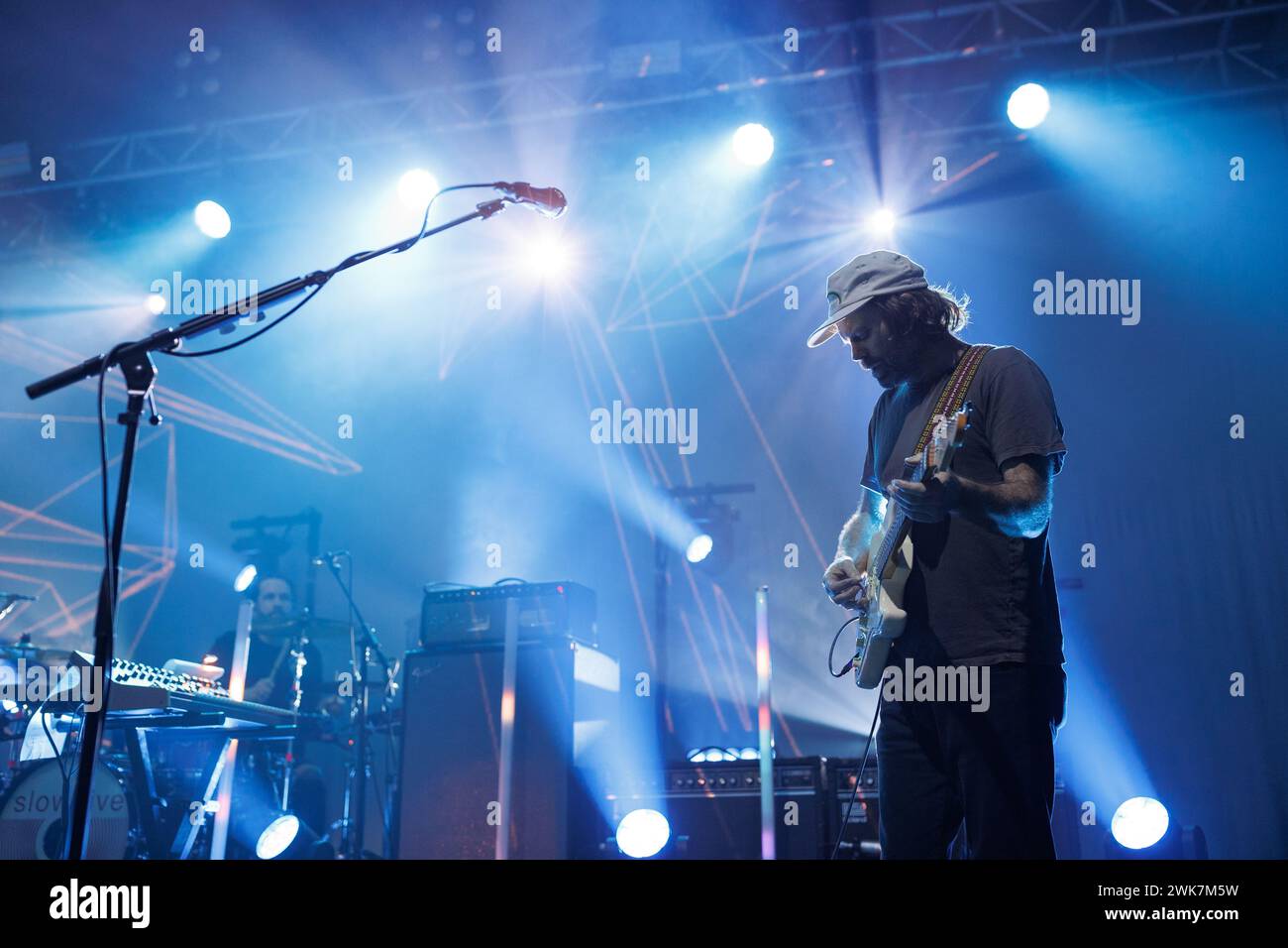 Birmingham, UK. 18th Feb, 2024. Neil Halstead of Slowdive performing ...