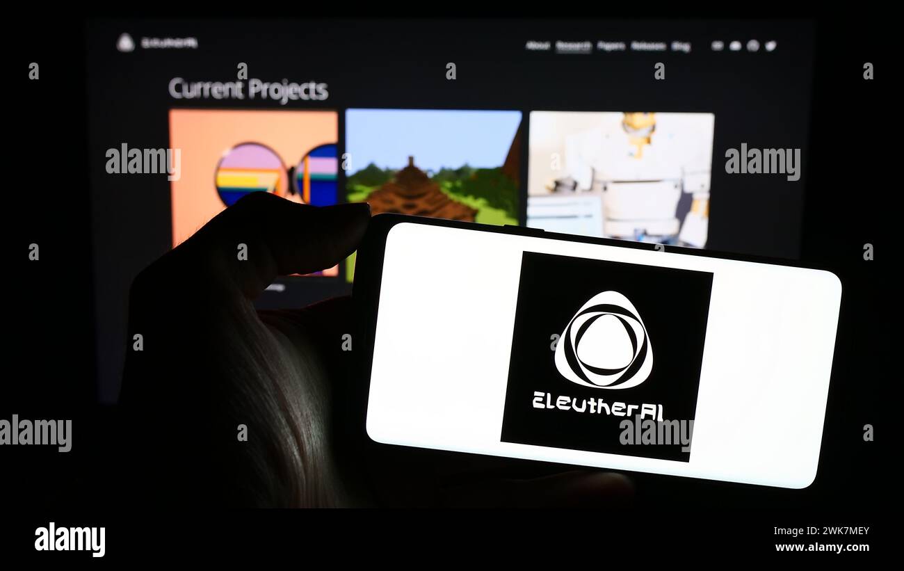 Eleutherai logo hi-res stock photography and images - Alamy