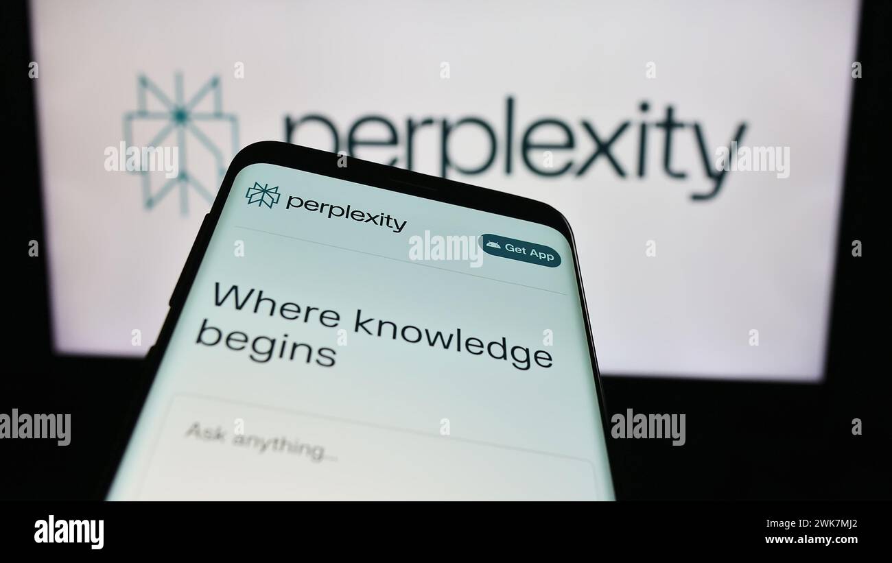 Perplexity ai logo hi-res stock photography and images - Alamy