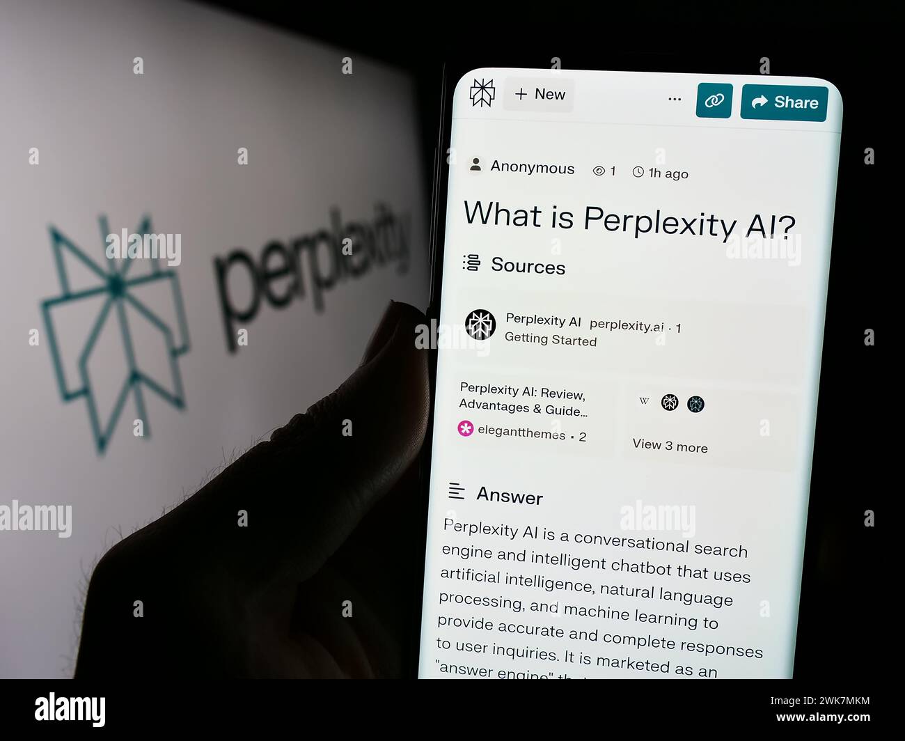Perplexity ai logo hi-res stock photography and images - Alamy
