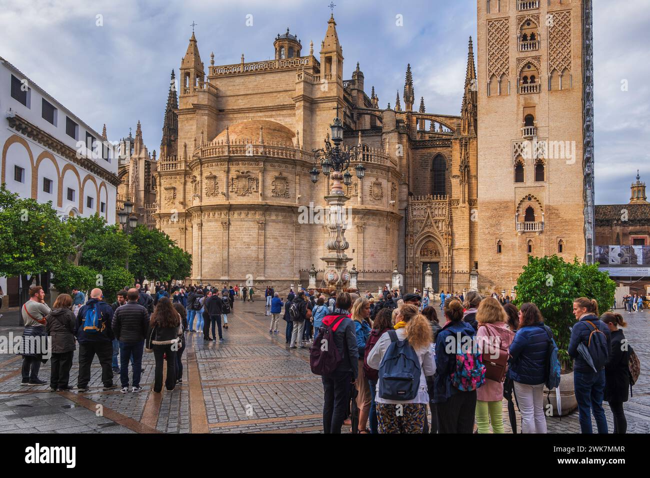 Seville, Andalusia, Spain - October 23, 2023: People at Seville ...