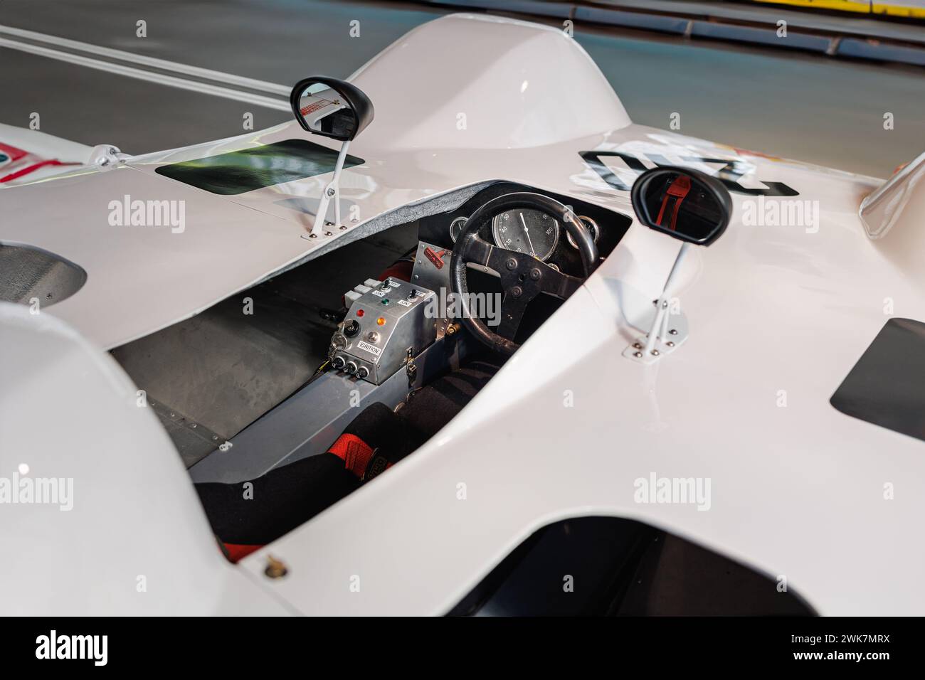 Exterior View From the Driver's Seat Side of a Vintage Grand Touring ...