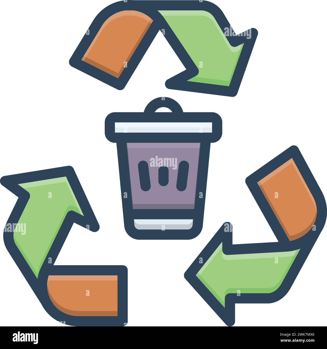 Icon for recycling,dustbin Stock Vector Image & Art - Alamy
