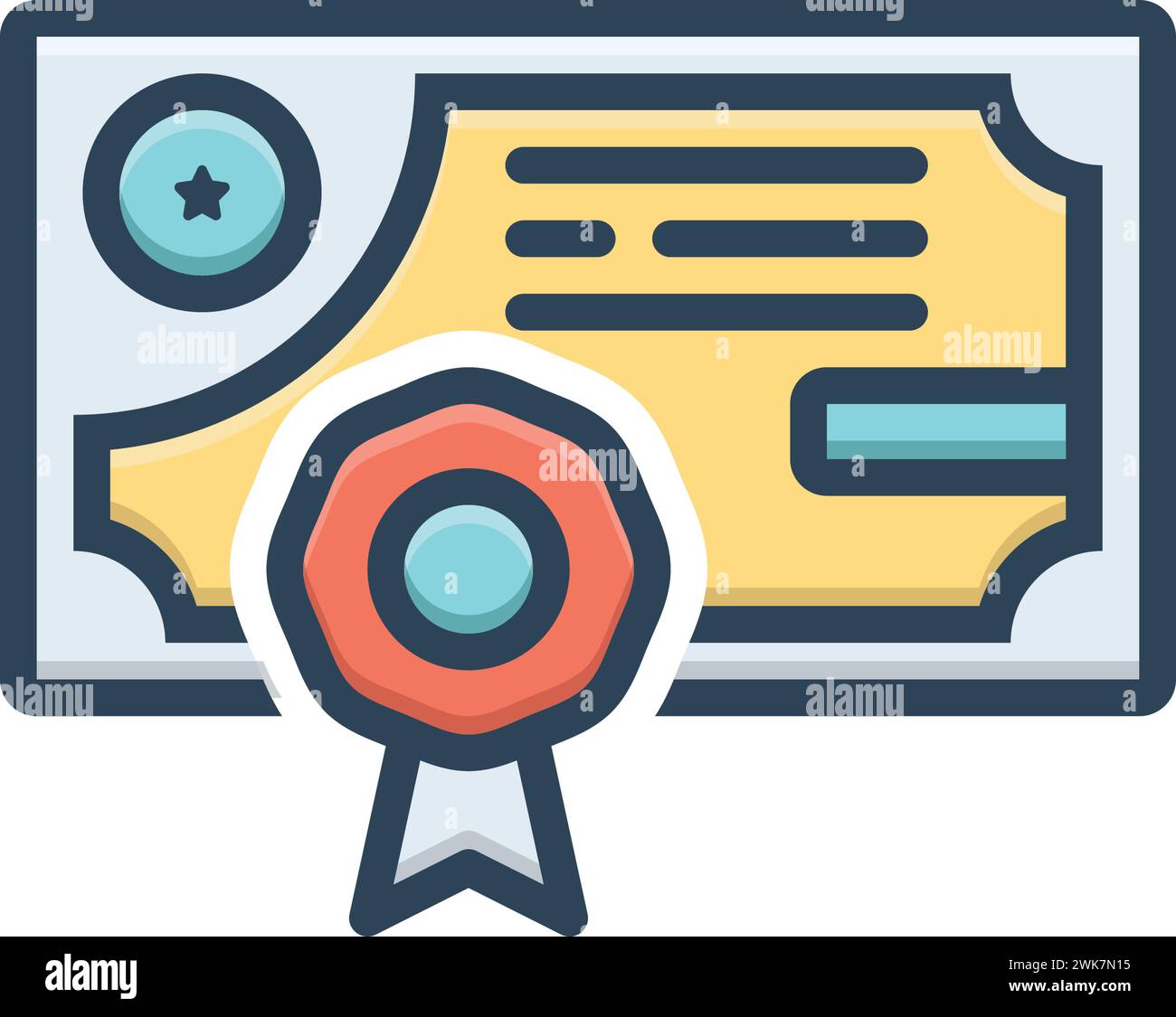 Icon for certificates,authorization Stock Vector Image & Art - Alamy