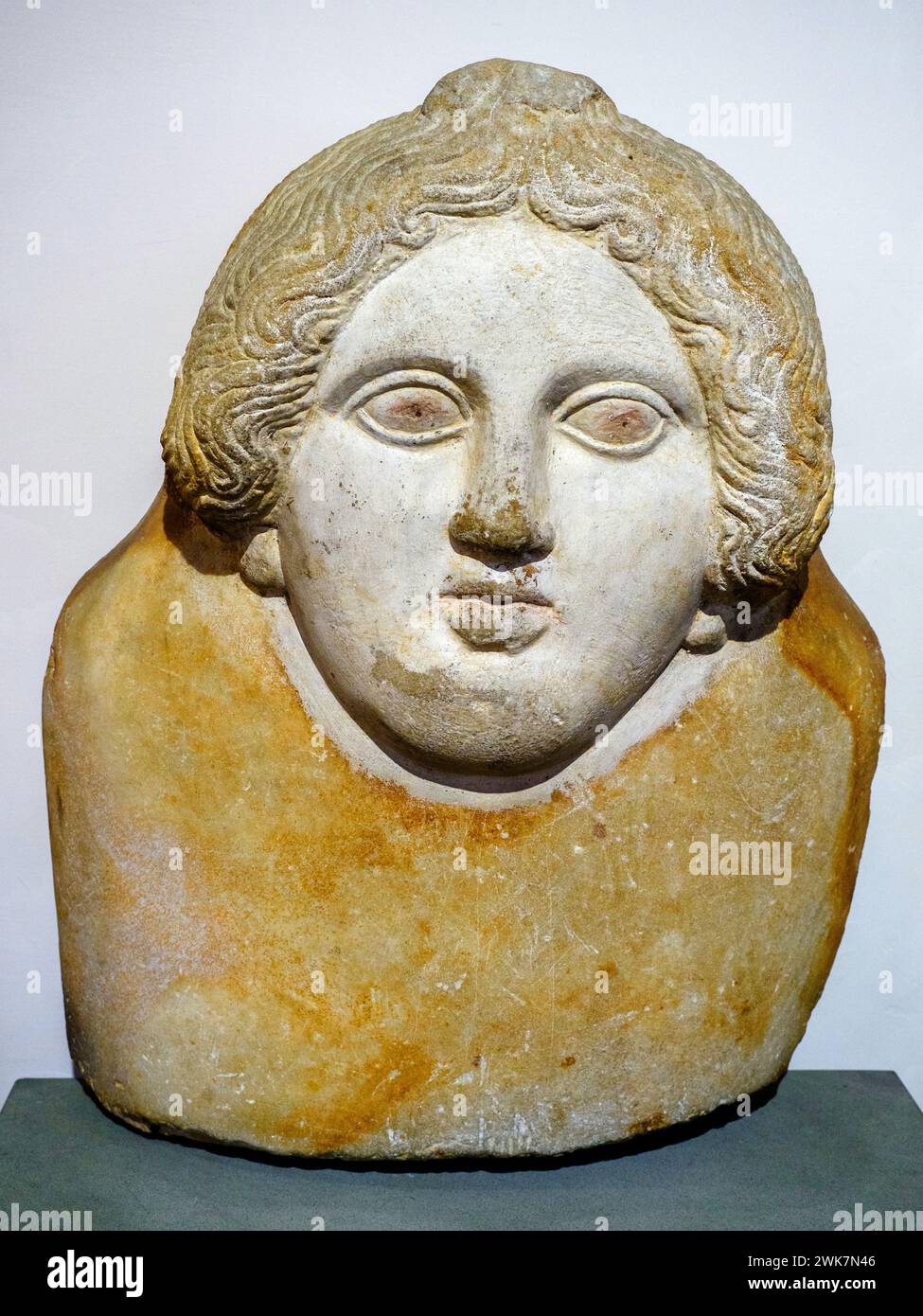 Lid of a Phoenician human-shaped sarcophagus - 5th-4th century BC ...