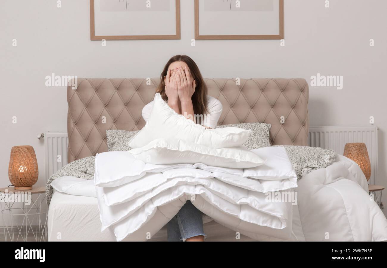 Tired woman housework hi-res stock photography and images - Alamy