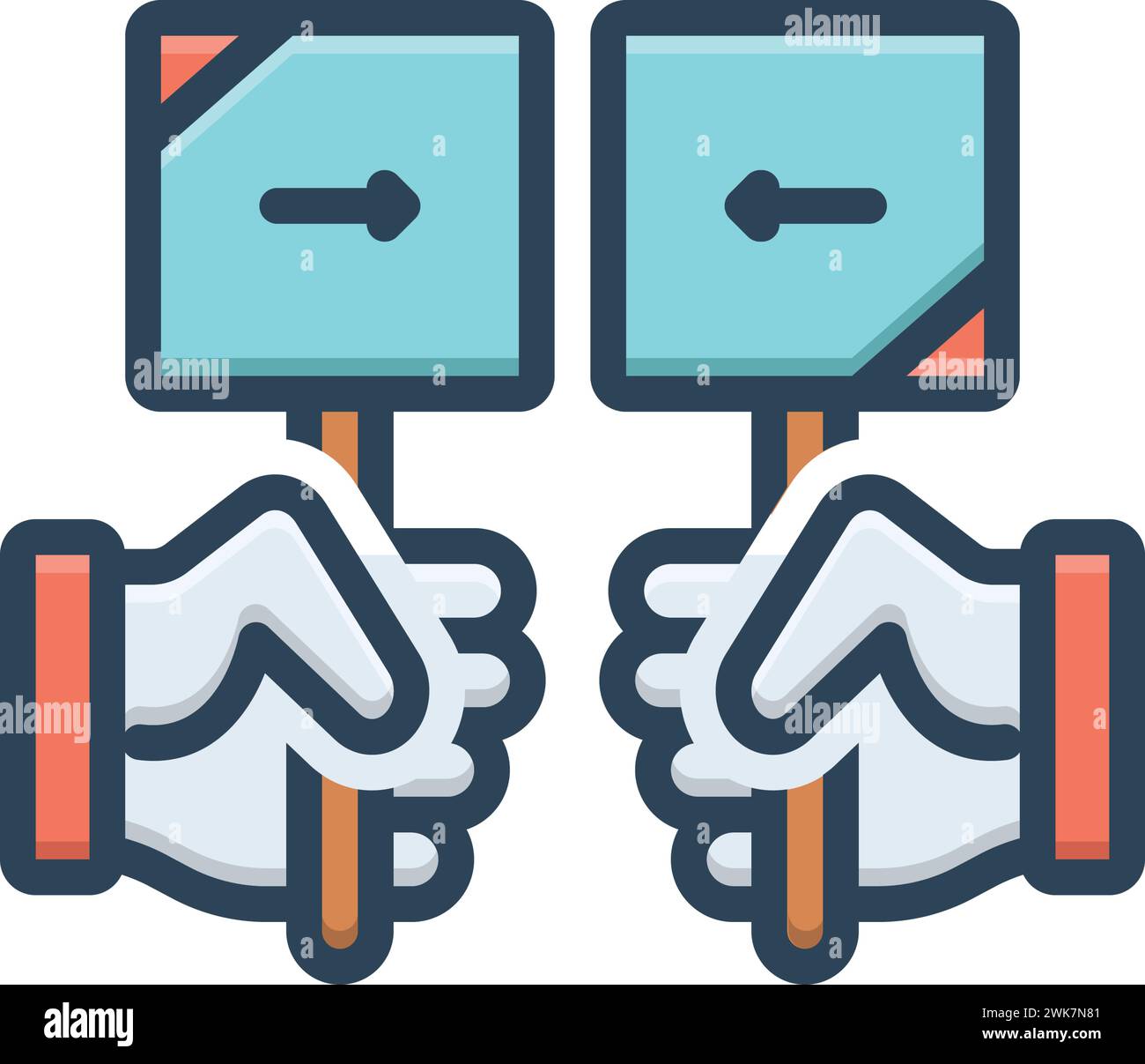 Opposed Stock Vector Images - Alamy