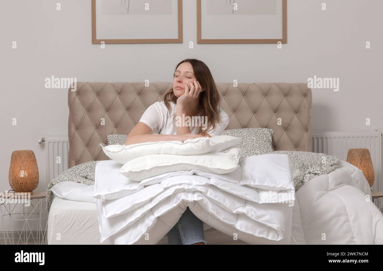 Tired woman housework hi-res stock photography and images - Alamy