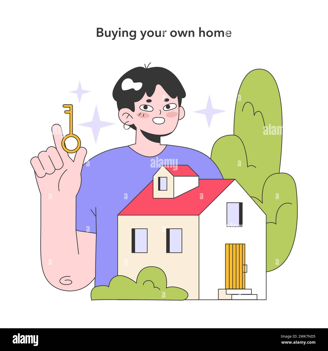 Youth and adulthood years. Life milestones. Young male character ...