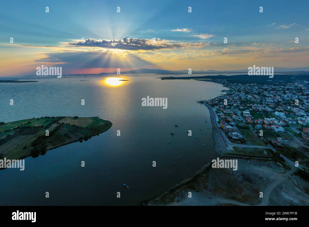 Yeni Sakran view in Izmir Province Stock Photo - Alamy