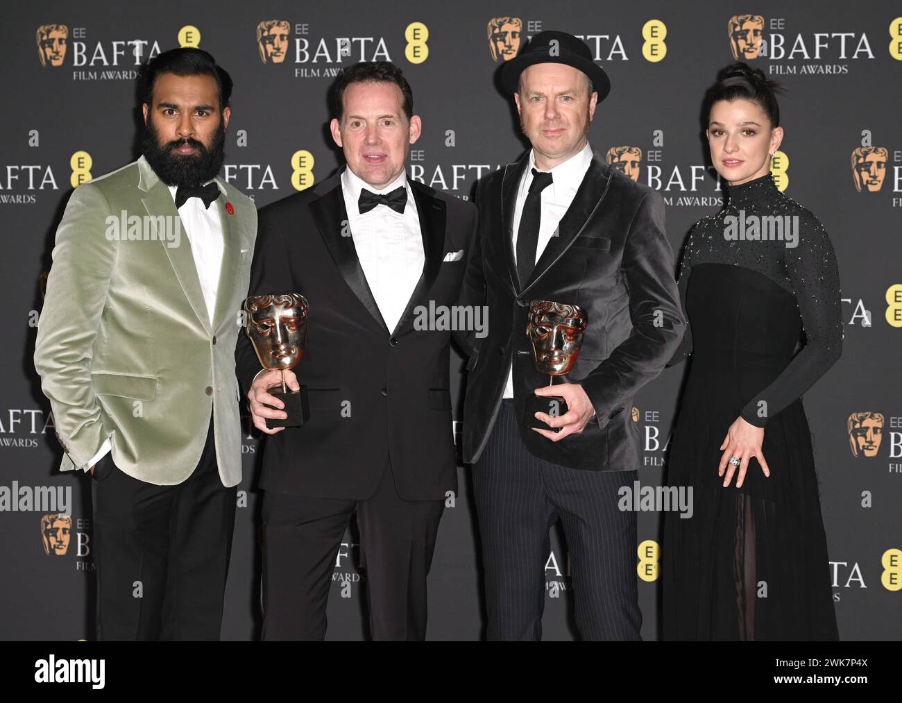 Photo Must Be Credited ©Alpha Press 085000 18/02/2024 Himesh Patel, Johnnie Burn, Tarn Willers ...