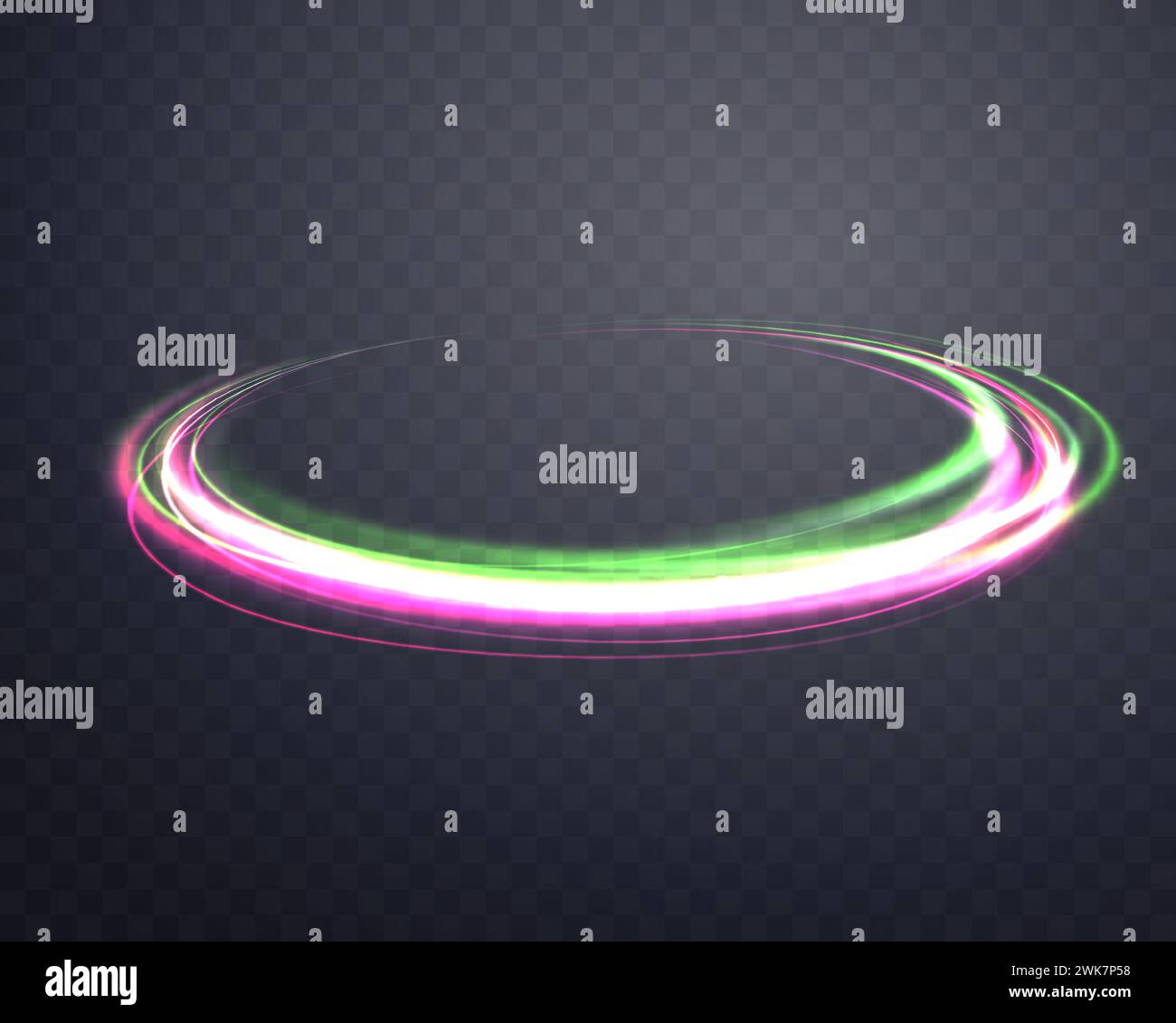 Abstract green neon digital orb Stock Vector Images - Alamy