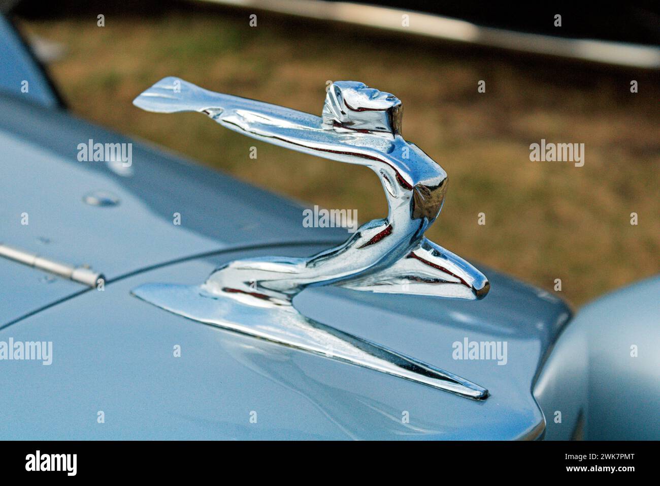 Bonnet mascot on a Beauford car. Classic Cars on Lytham Green 2023 ...