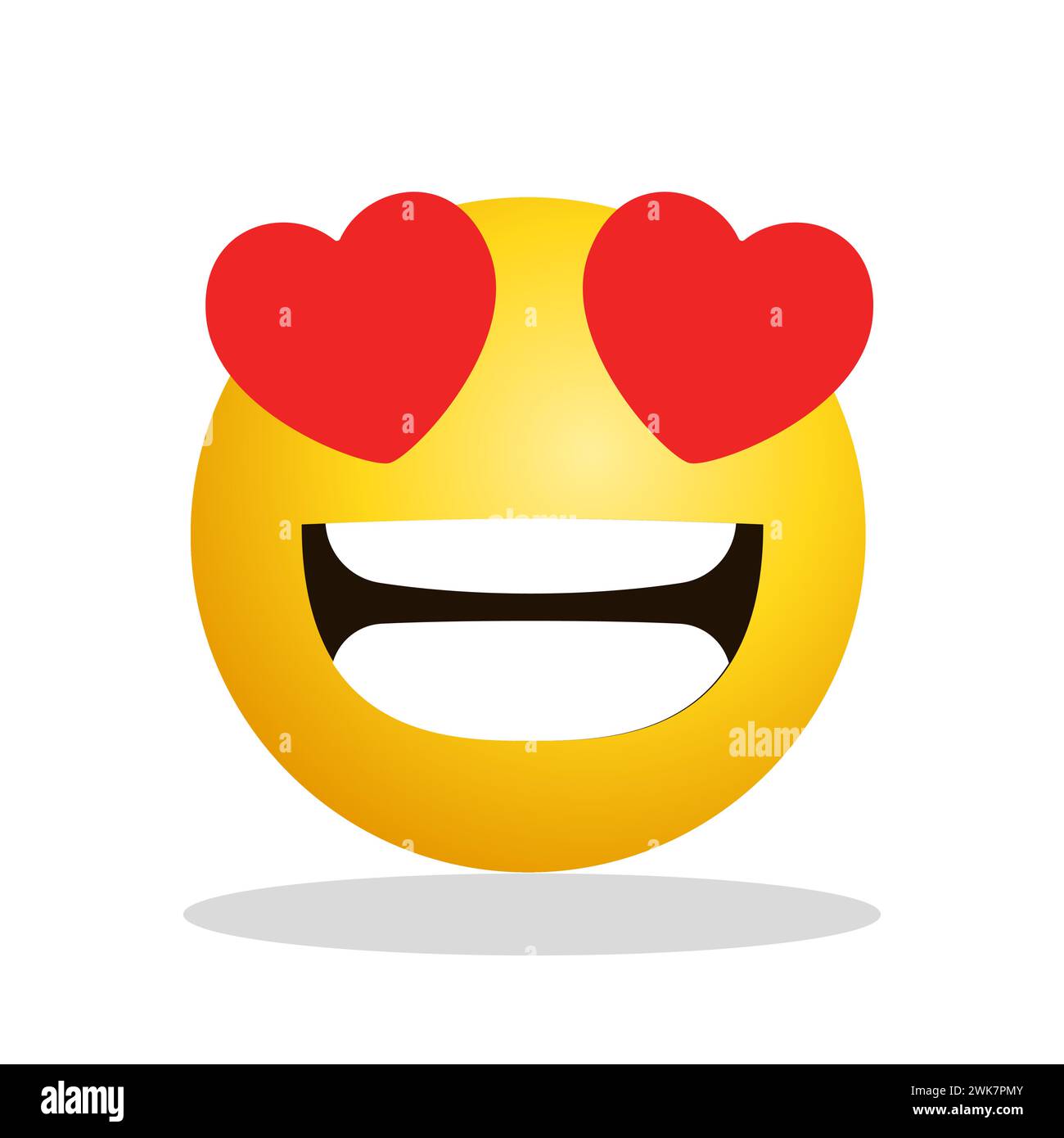 Art illustration Design Emoji face expression symbol emoticon of love ...