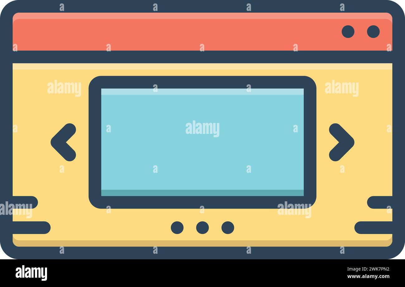 Picture slides Stock Vector Images - Alamy