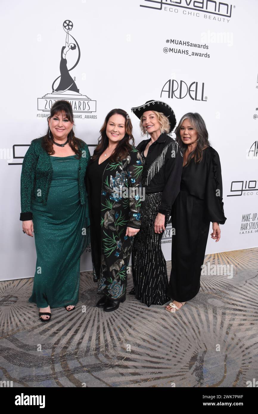 Beverly Hills, California, USA 18th February 2024 Julie Socash, Sarah ...