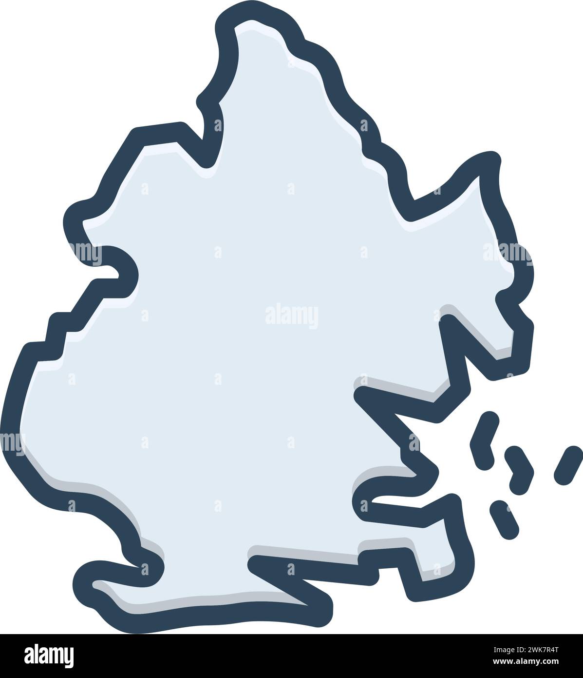 Icon for brooklyn,map Stock Vector Image & Art - Alamy