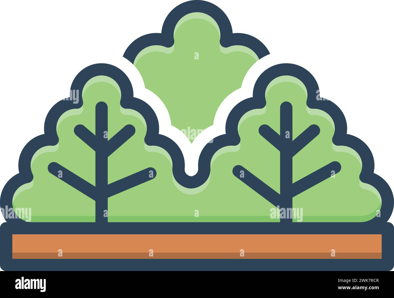 Icon for bush,shrub Stock Vector Image & Art - Alamy