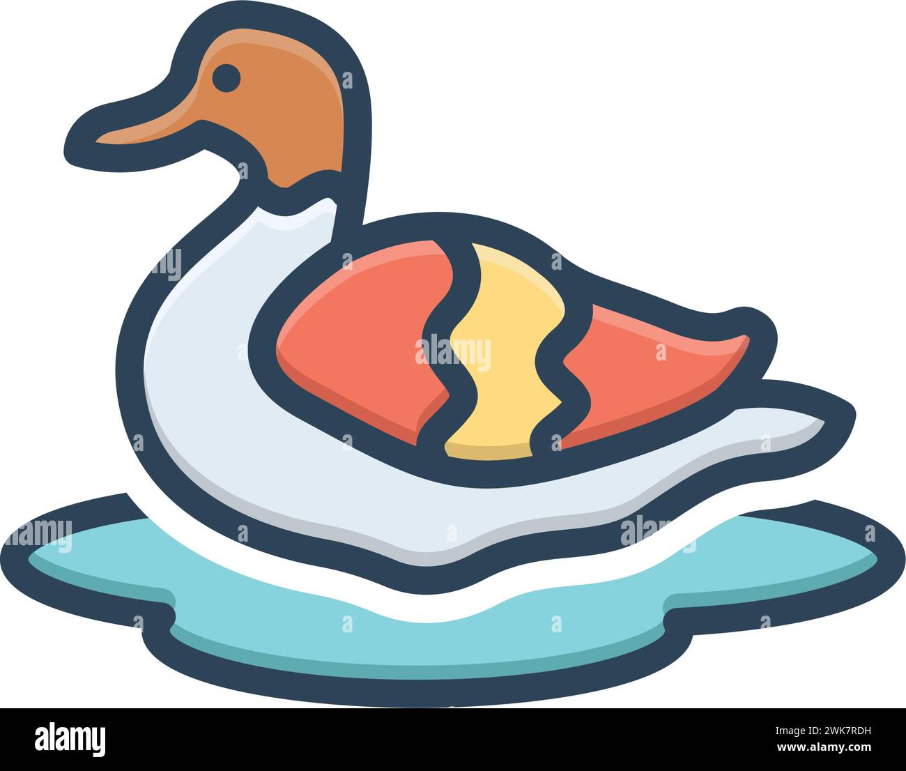 Icon for duck,lake Stock Vector Image & Art - Alamy