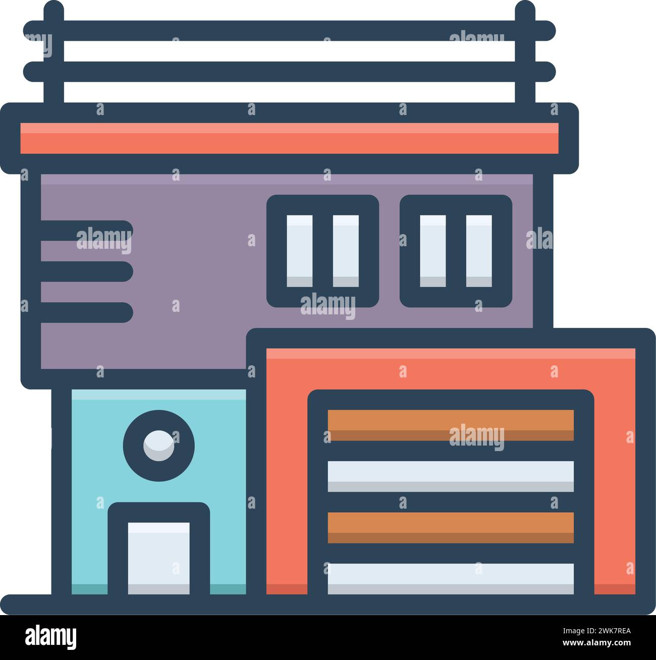 Outside exterior logo sign Stock Vector Images - Alamy