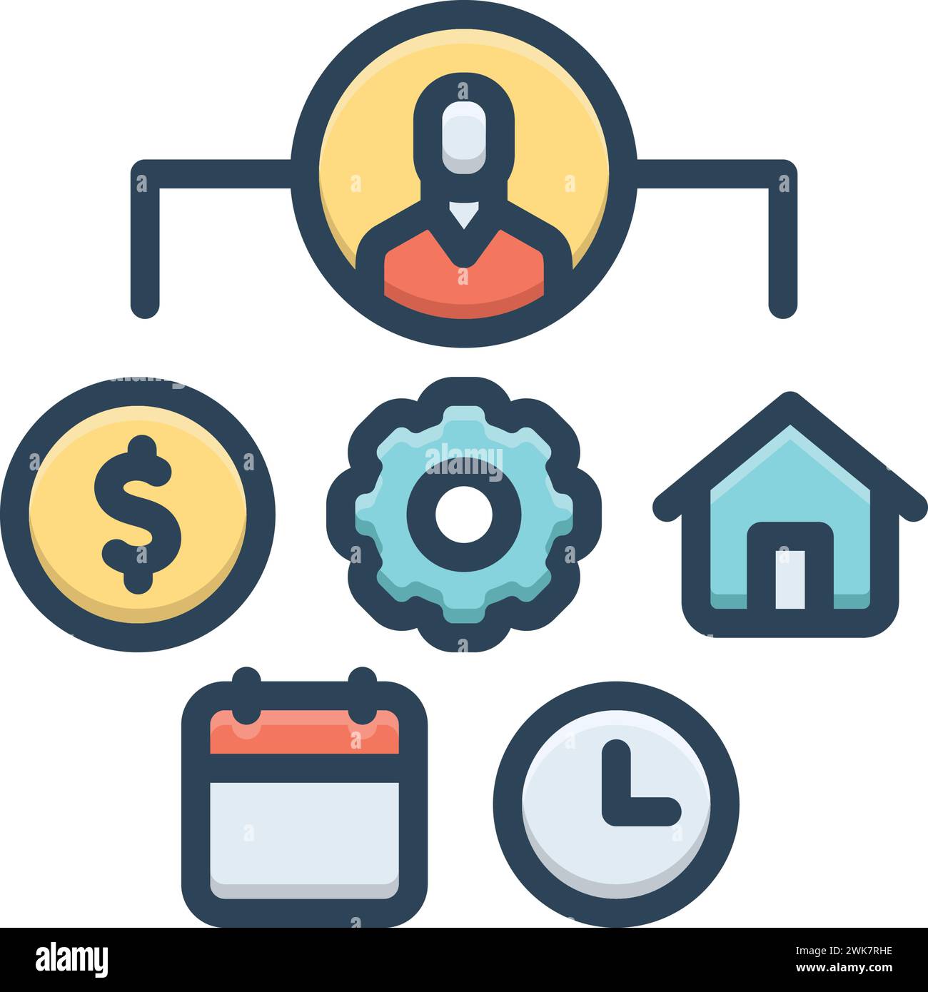 Icon for manage,maintain Stock Vector Image & Art - Alamy