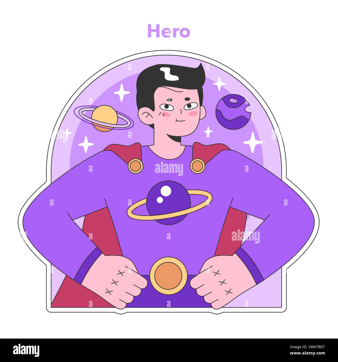 Personality psychological archetype. Character characteristics. Hero ...