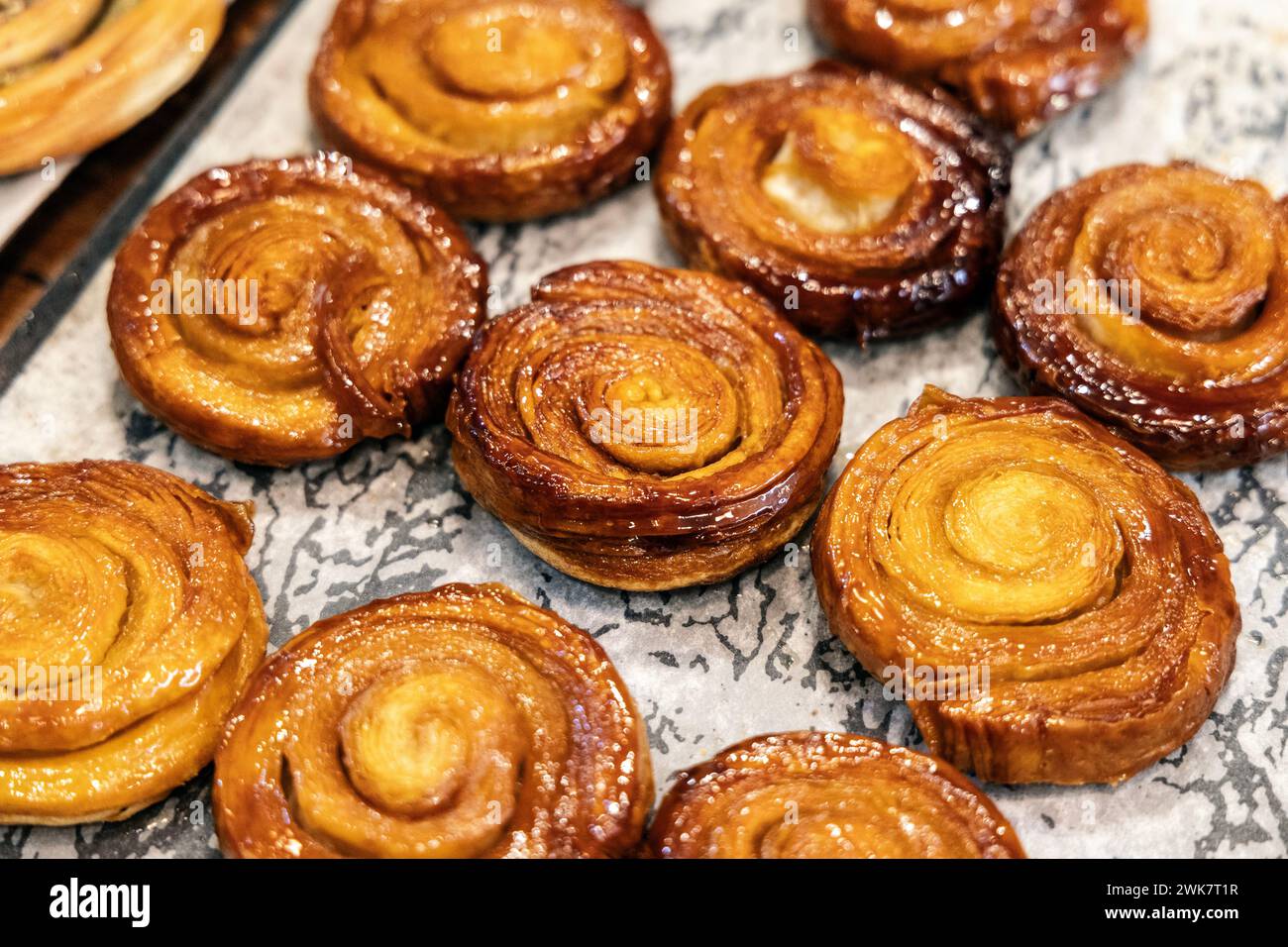 Kouign Amann pastries at Miel Bakery, London, England Stock Photo - Alamy