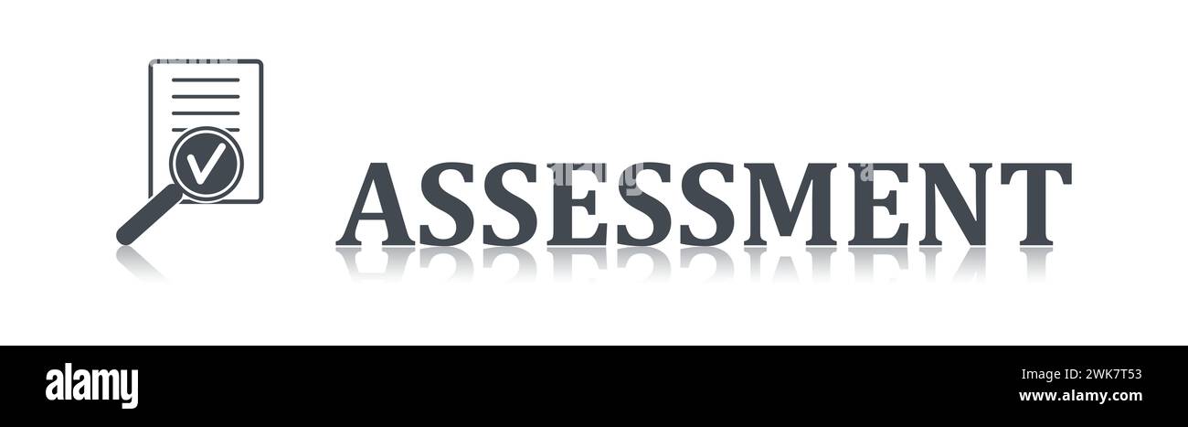 Illustration of an assessment concept Stock Photo - Alamy