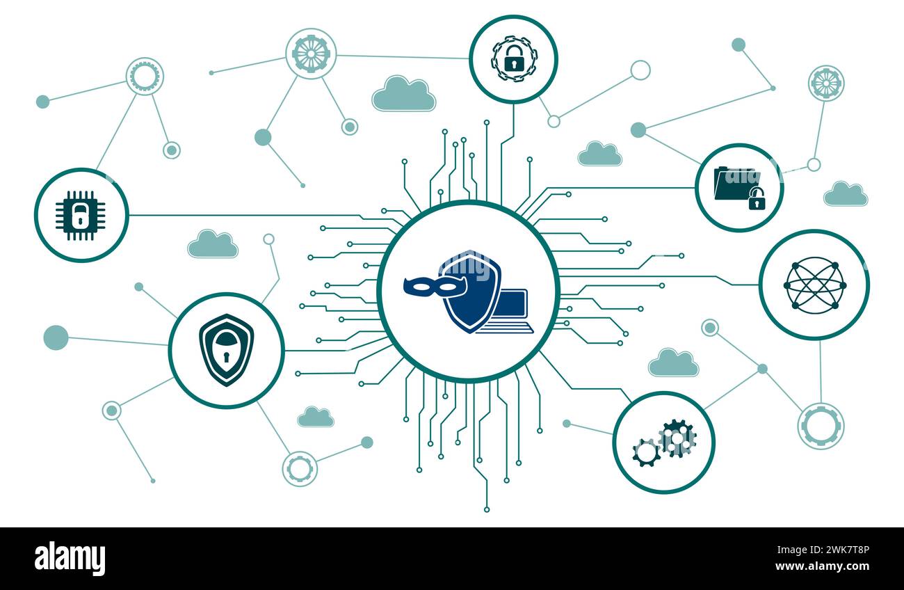 Cybersecurity icons hi-res stock photography and images - Alamy