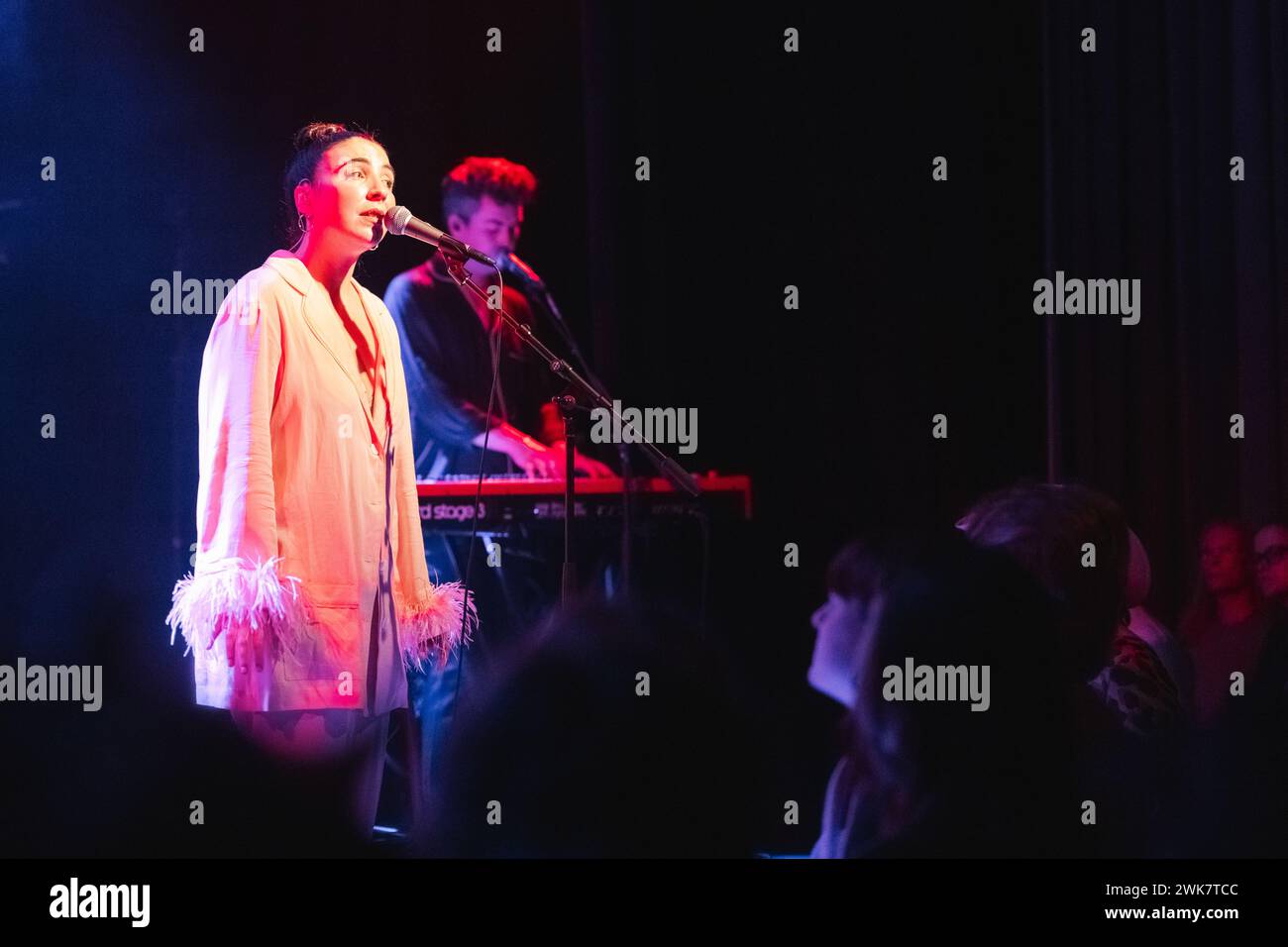 Copenhagen, Denmark. 18th Feb, 2024. The Irish singer Morgana performs ...