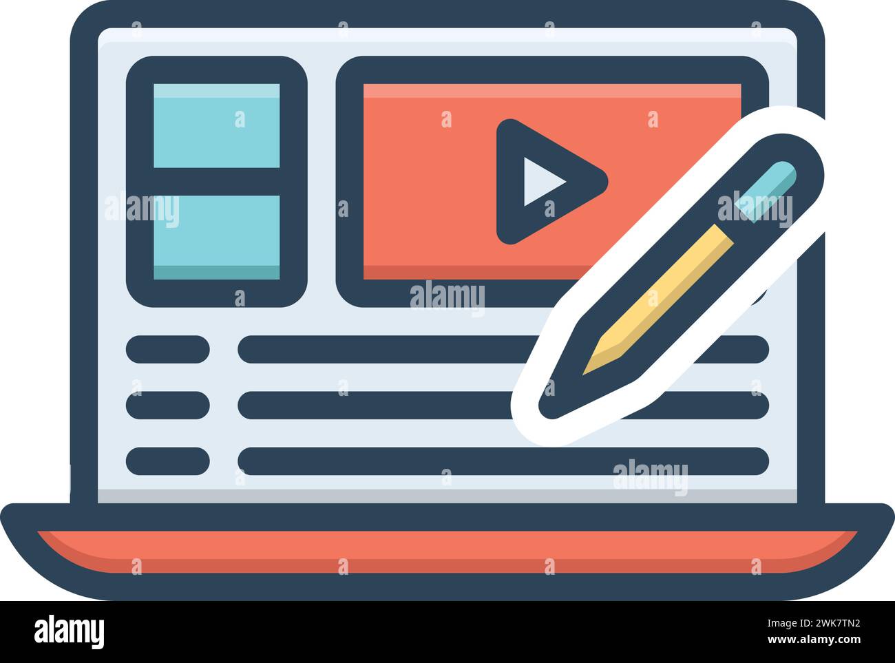 Icon for edited,modified Stock Vector Image & Art - Alamy