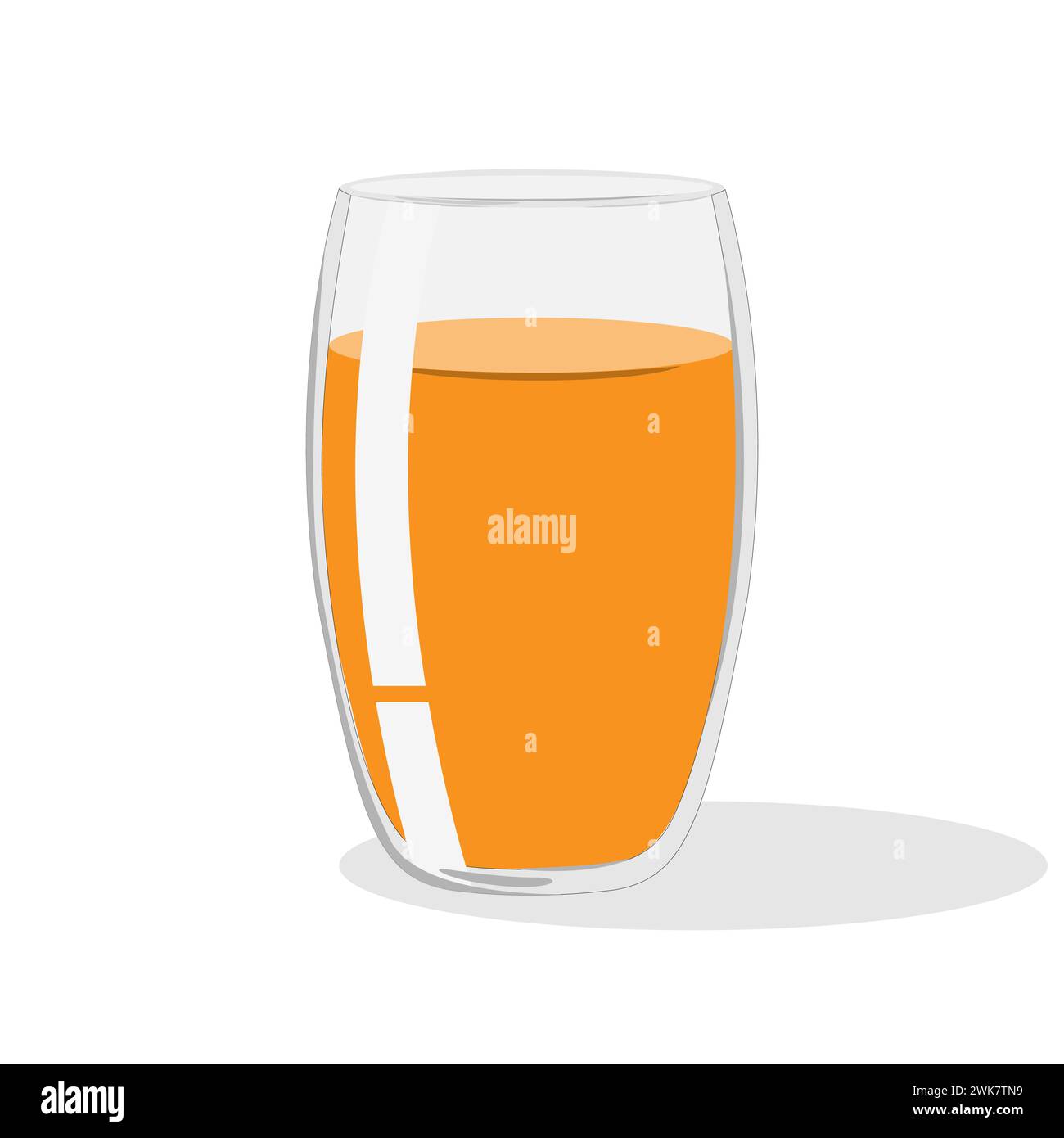 Orange juice drops 3d Stock Vector Images - Alamy