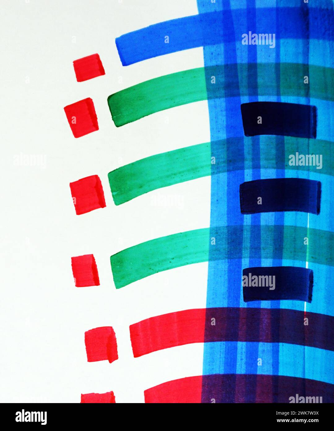 Practice drawing colored lines with Copic marker , markers art ...