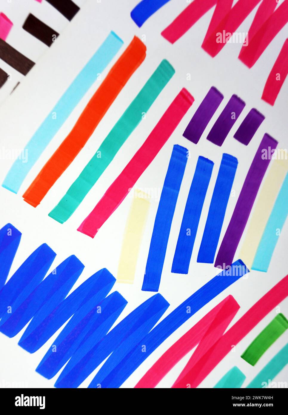 Practice drawing colored lines with Copic marker , markers art ...