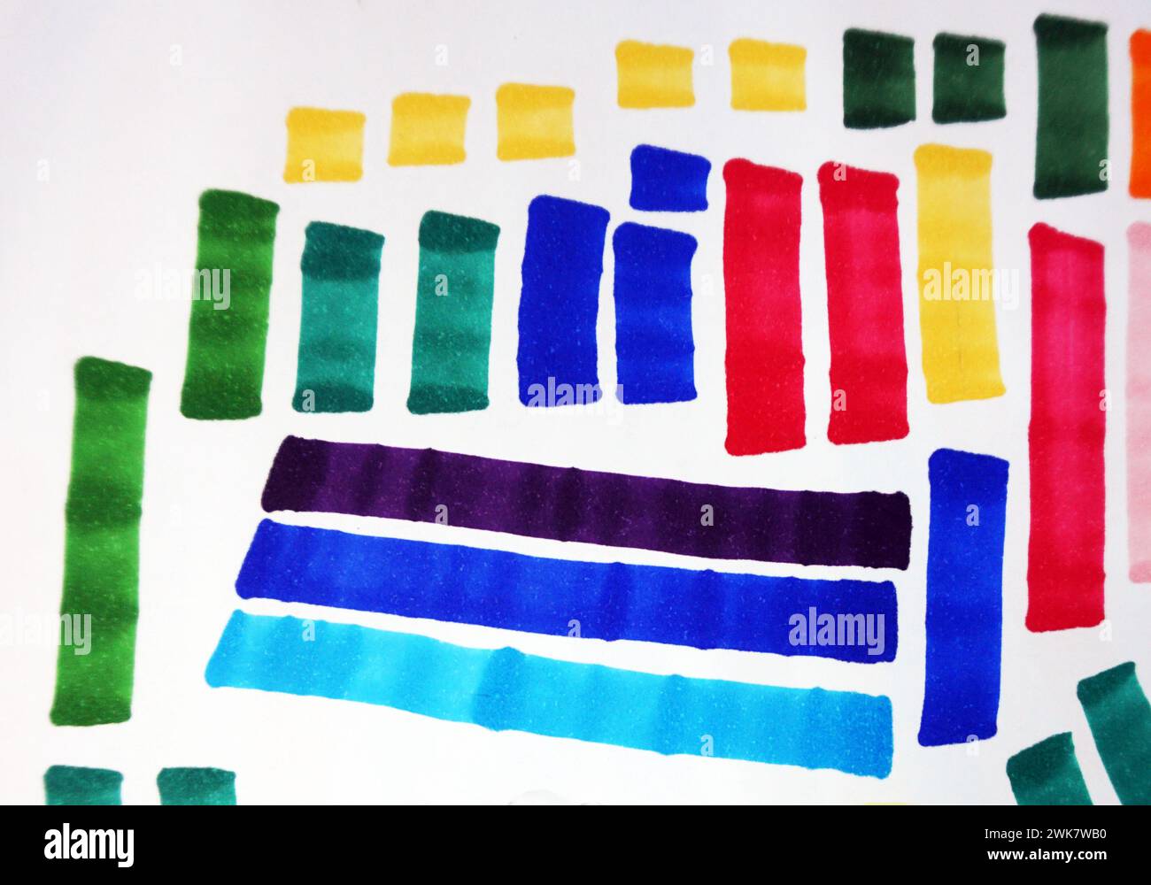 Practice drawing colored lines with Copic marker , markers art ...