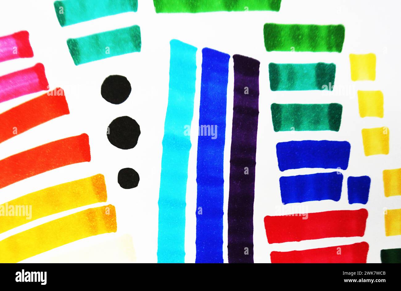 Practice drawing colored lines with Copic marker , markers art ...