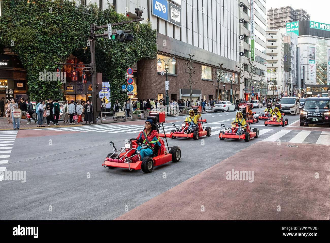 Street Kart Driving Tour In Go Speed Karts On The Streets Of Shibuya In Tokyo April 2023 Fun