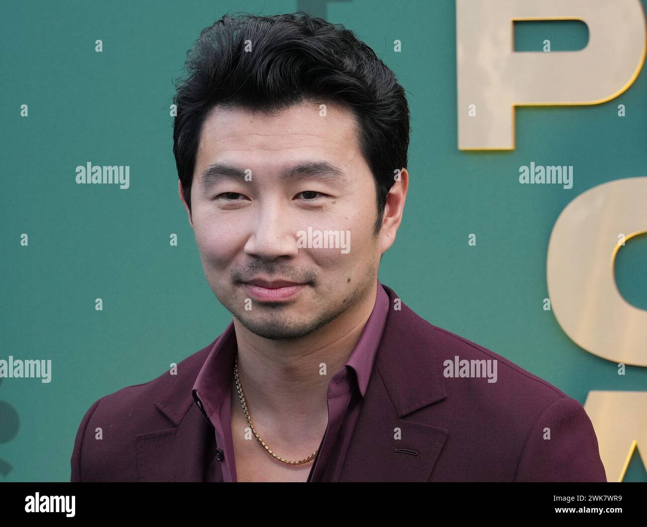 Los Angeles, USA. 18th Feb, 2024. Simu Liu walking on the red carpet at ...