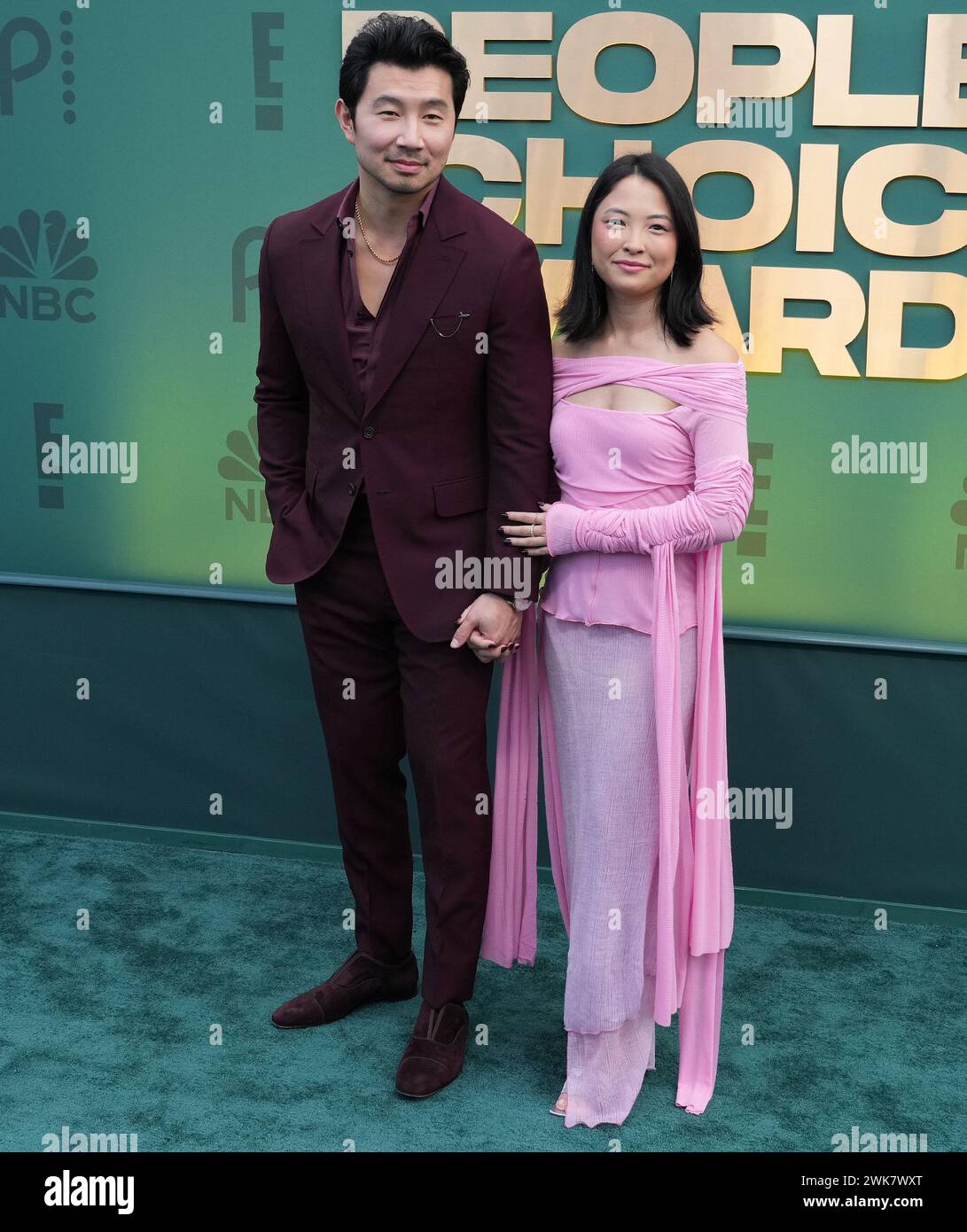 Los Angeles, USA. 18th Feb, 2024. (L-R) Simu Liu and Allison Hsu on the ...