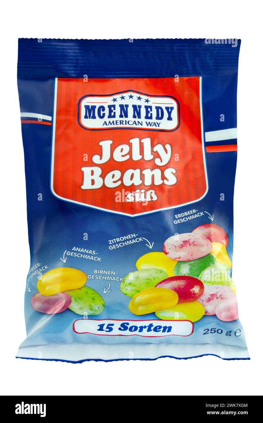 Hamburg, Germany - February 18 2024: McEnnedy American Way Jelly Beans ...