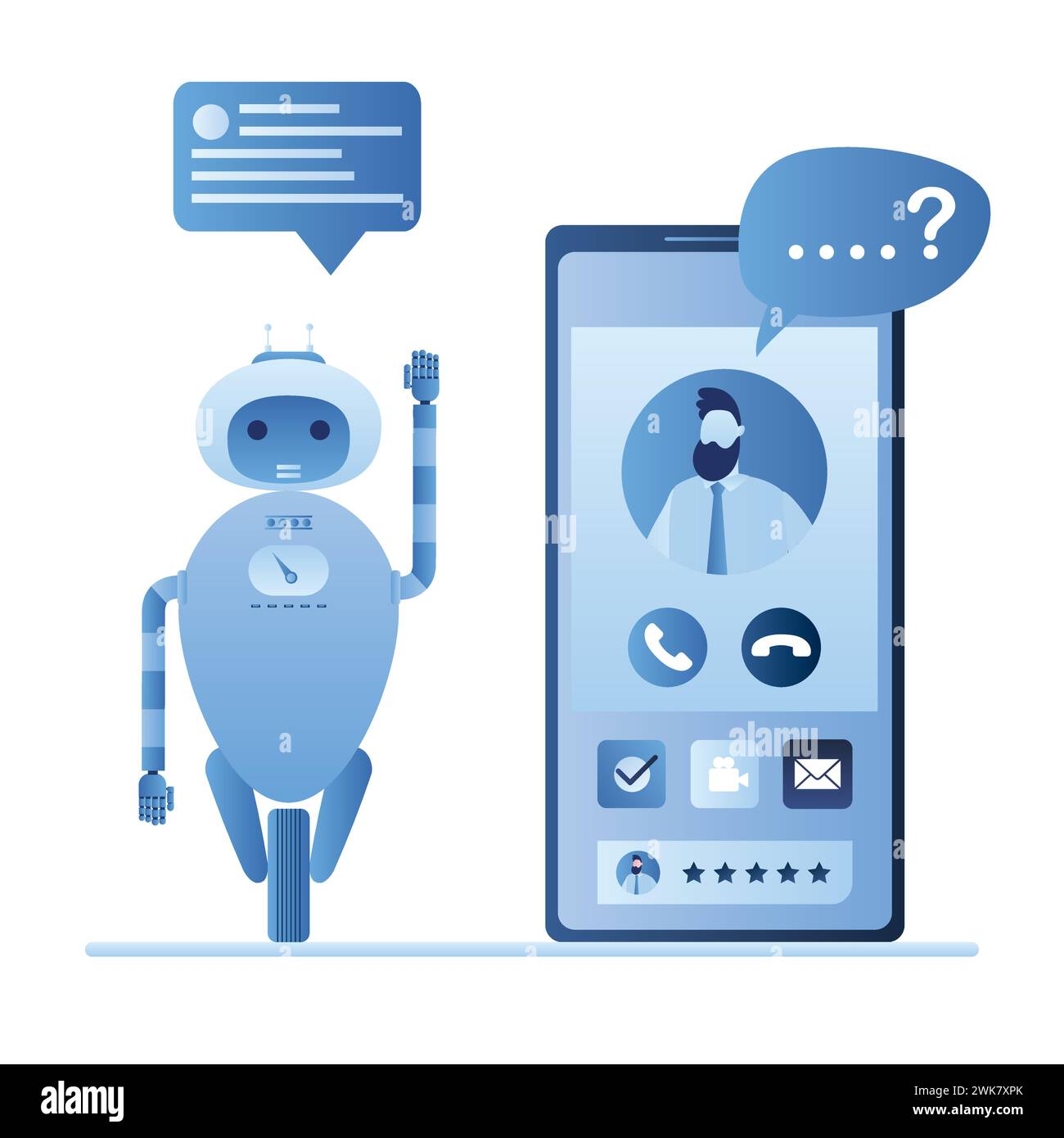 Chatbot robot concept background. Dialog help service. User avatar on ... Chatbot robot concept background. Dialog help service. User avatar on ...