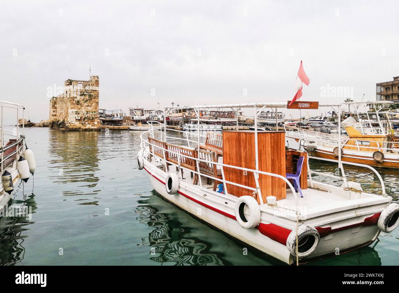 Lebanon, Jbeil, Byblos, seaport Stock Photo - Alamy