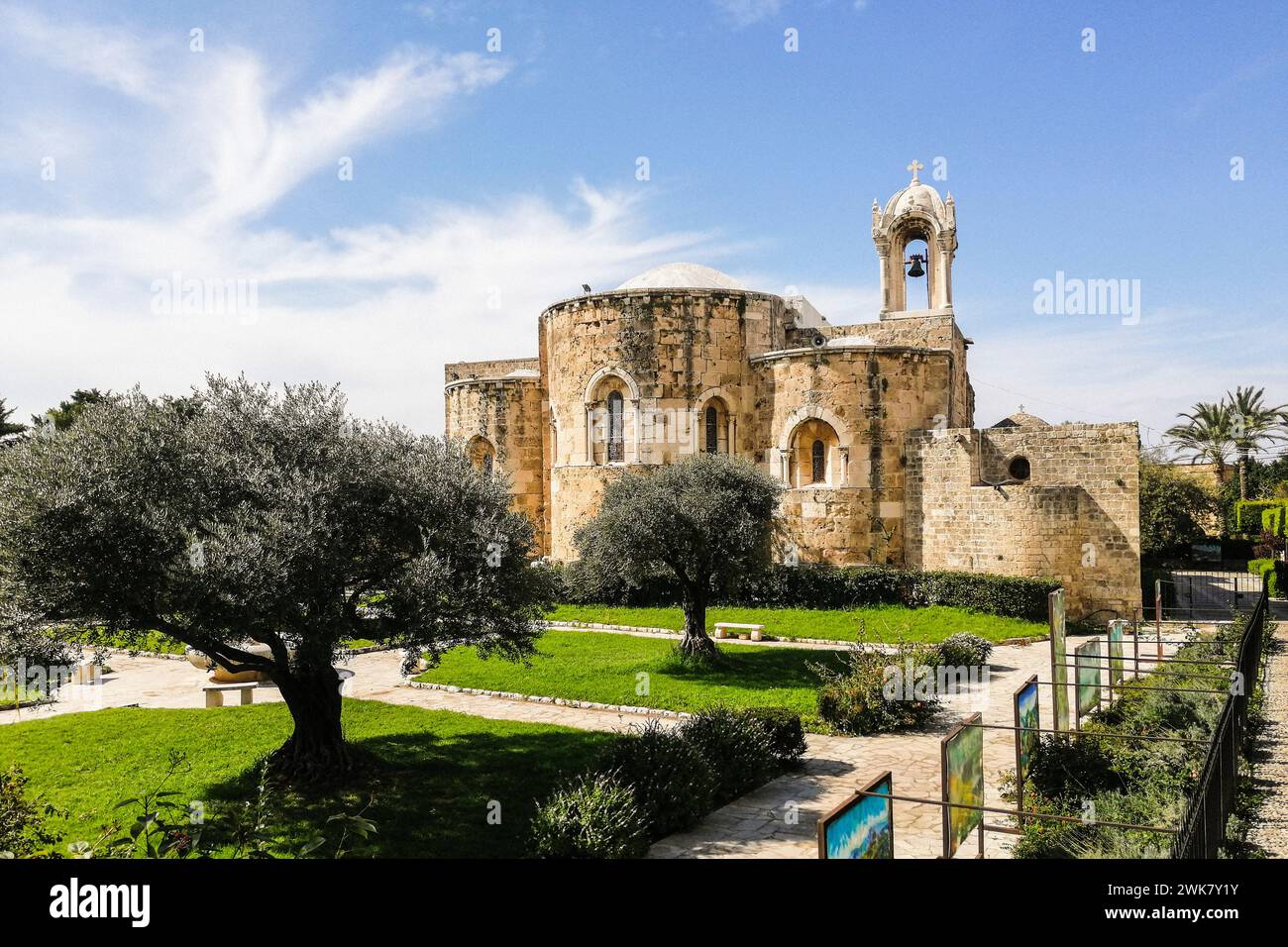 Lebanon, Jbeil, Byblos, St. John's Cathedral Stock Photo - Alamy