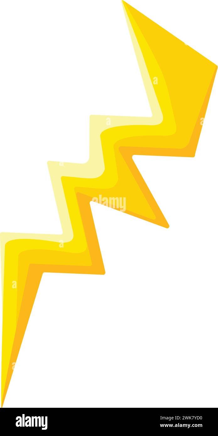 Thunderbolt icon cartoon vector. Flash electric power Stock Vector ...