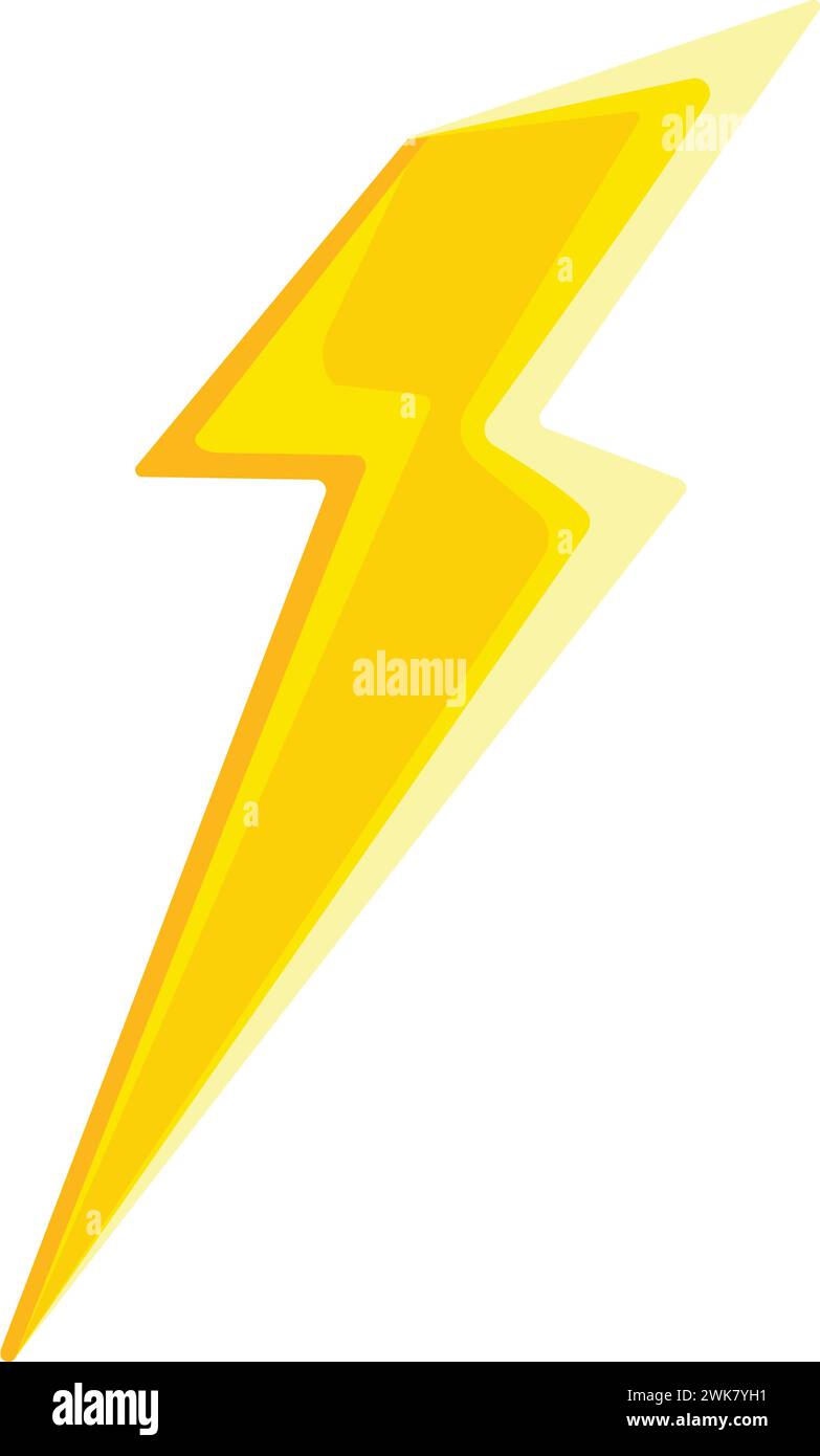 Thunderstorm bolt icon cartoon vector. Power strike Stock Vector Image ...