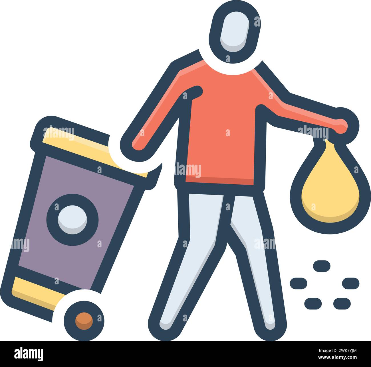 Icon for collector,garbage Stock Vector Image & Art - Alamy
