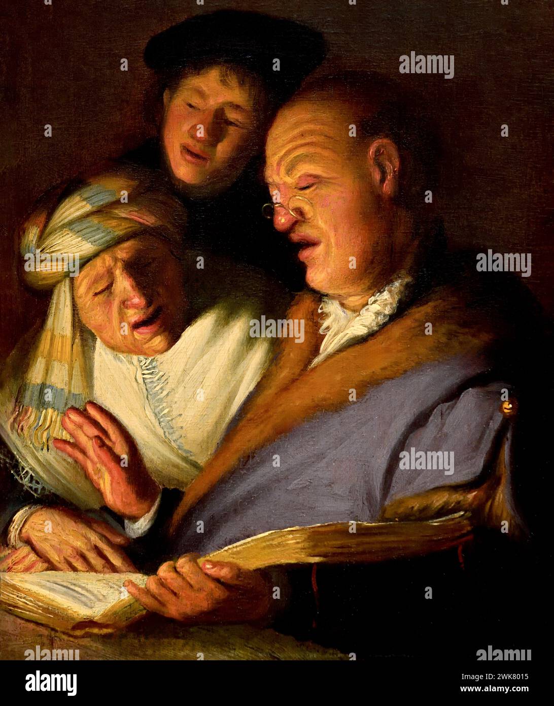 Three Musicians ( allegory of hearing ) 1624 -1625 by Rembrandt ...