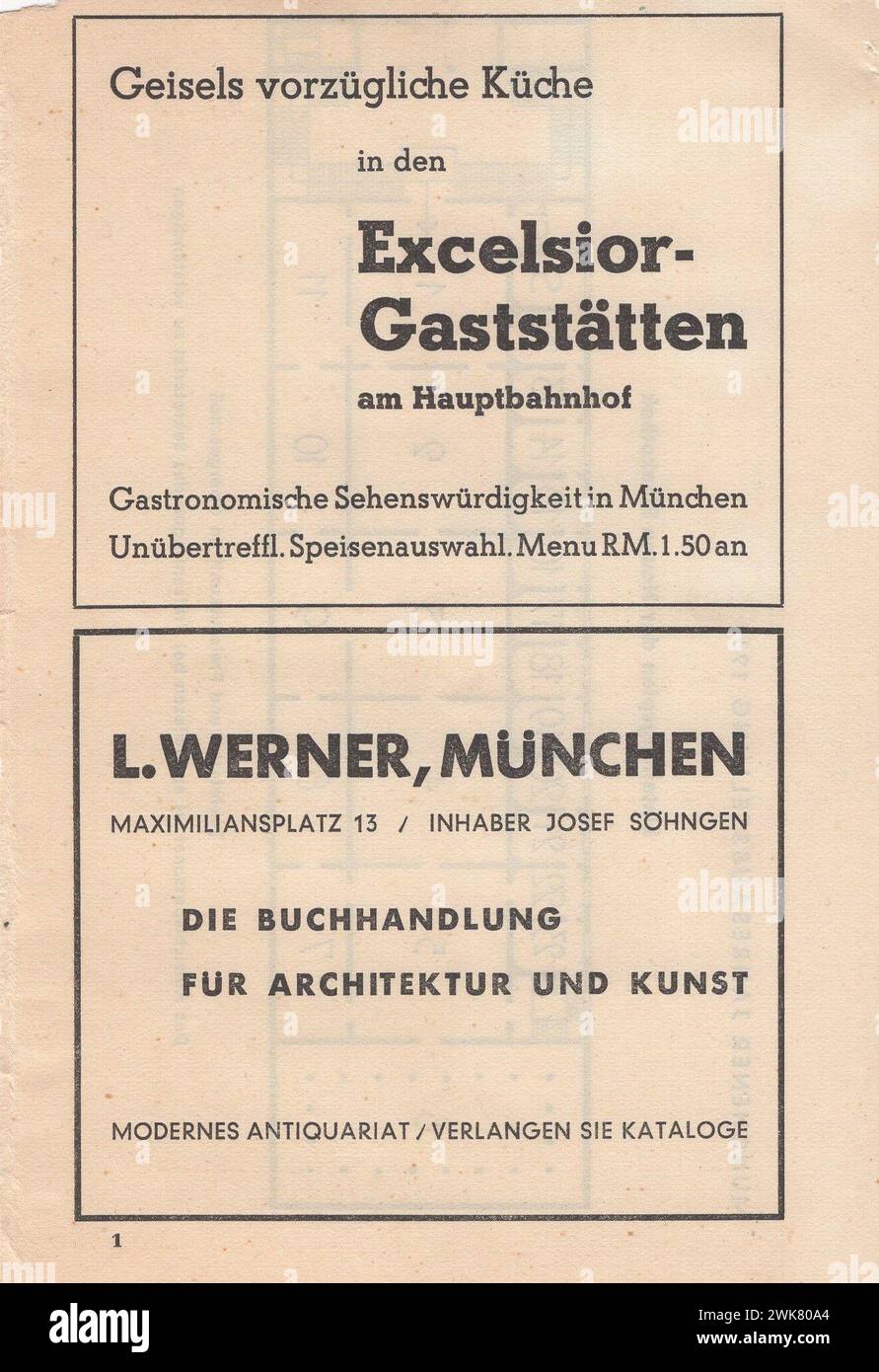 German advertisements from the 1930s hi-res stock photography and ...