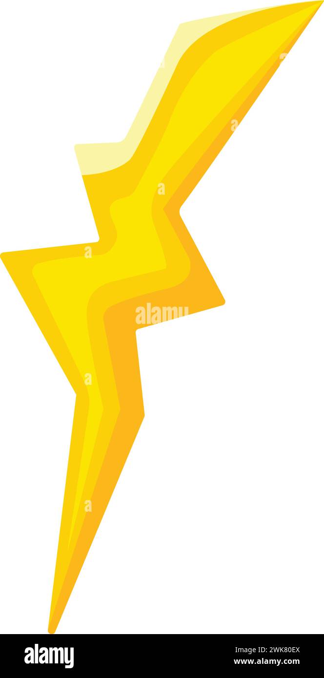 Energy power bolt icon cartoon vector. Voltage speed fuel Stock Vector ...