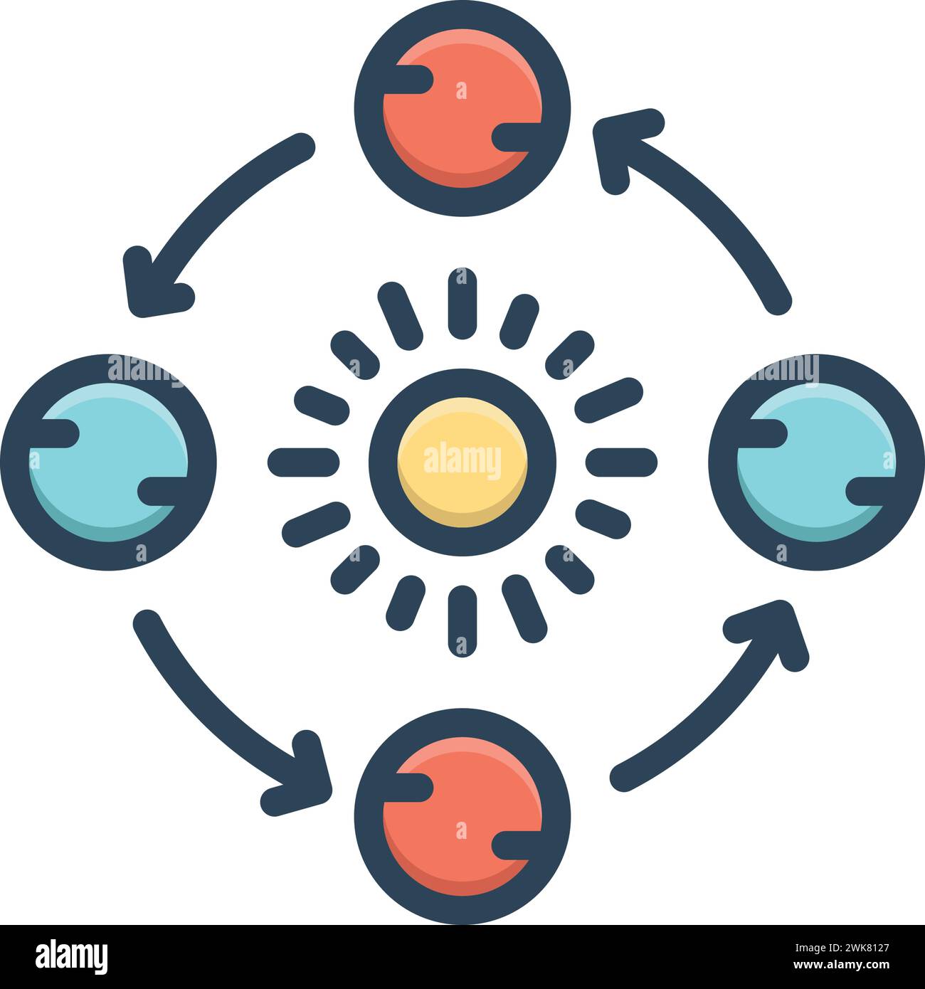 Icon for around,near Stock Vector Image & Art - Alamy